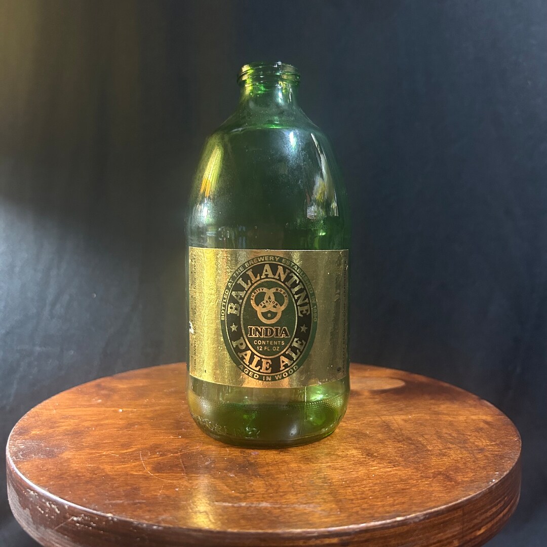 Vintage 1975 12 Oz Ballantine Pale Ale Bottle; Falstaff Brewing Corp ...