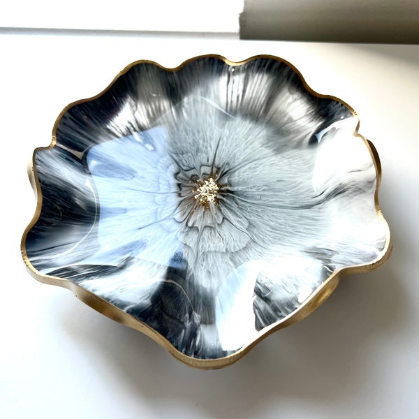 Decorative White Bowl - Etsy
