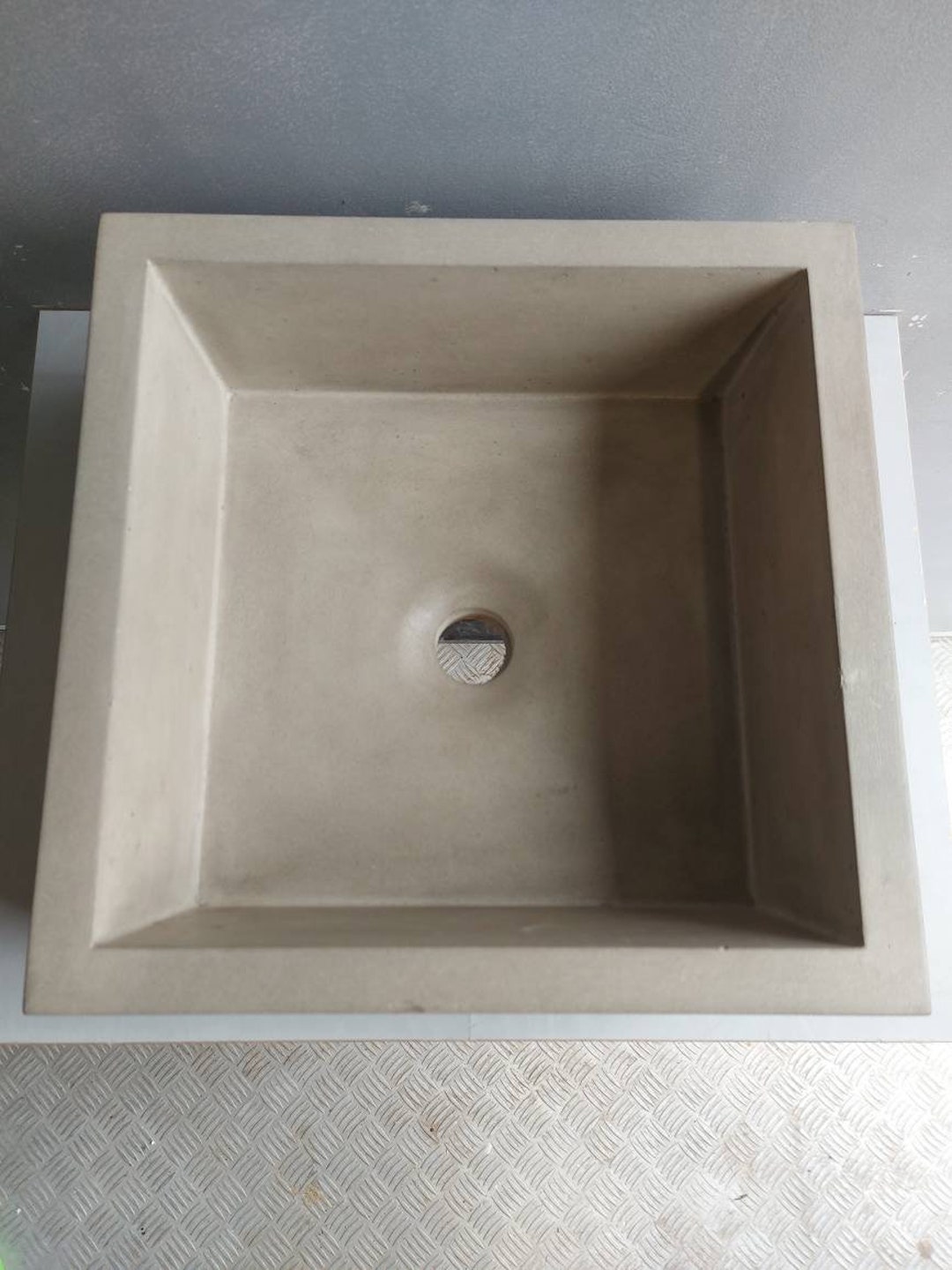 Concrete Cube Basin 8 - Etsy