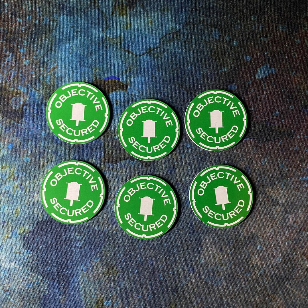 Wargaming Token Set – Sci Fi Tabletop Miniature Game Accessories ...