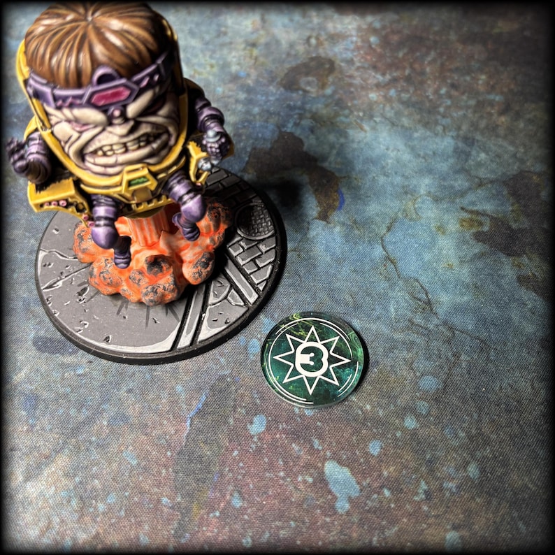 Wargaming Token Set –tabletop Miniature Game Accessories - Superhero ...