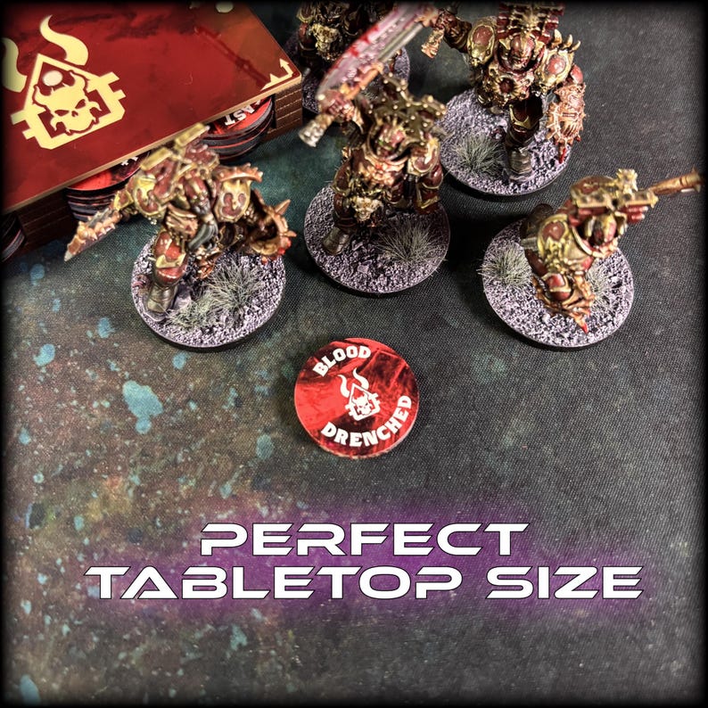 Wargaming Token Set – Fantasy Tabletop Miniature Game Accessories ...