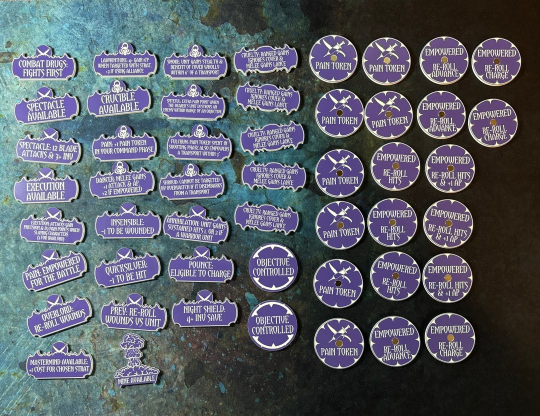 Shadowspace Raiders 10th Edition 40k Token Set - Etsy