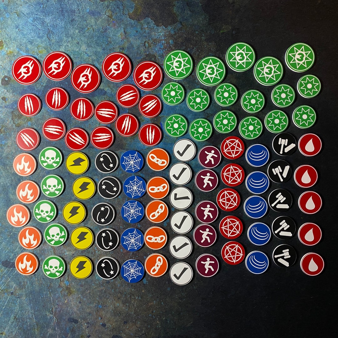 MCP Superhero Crisis Token Set - Etsy