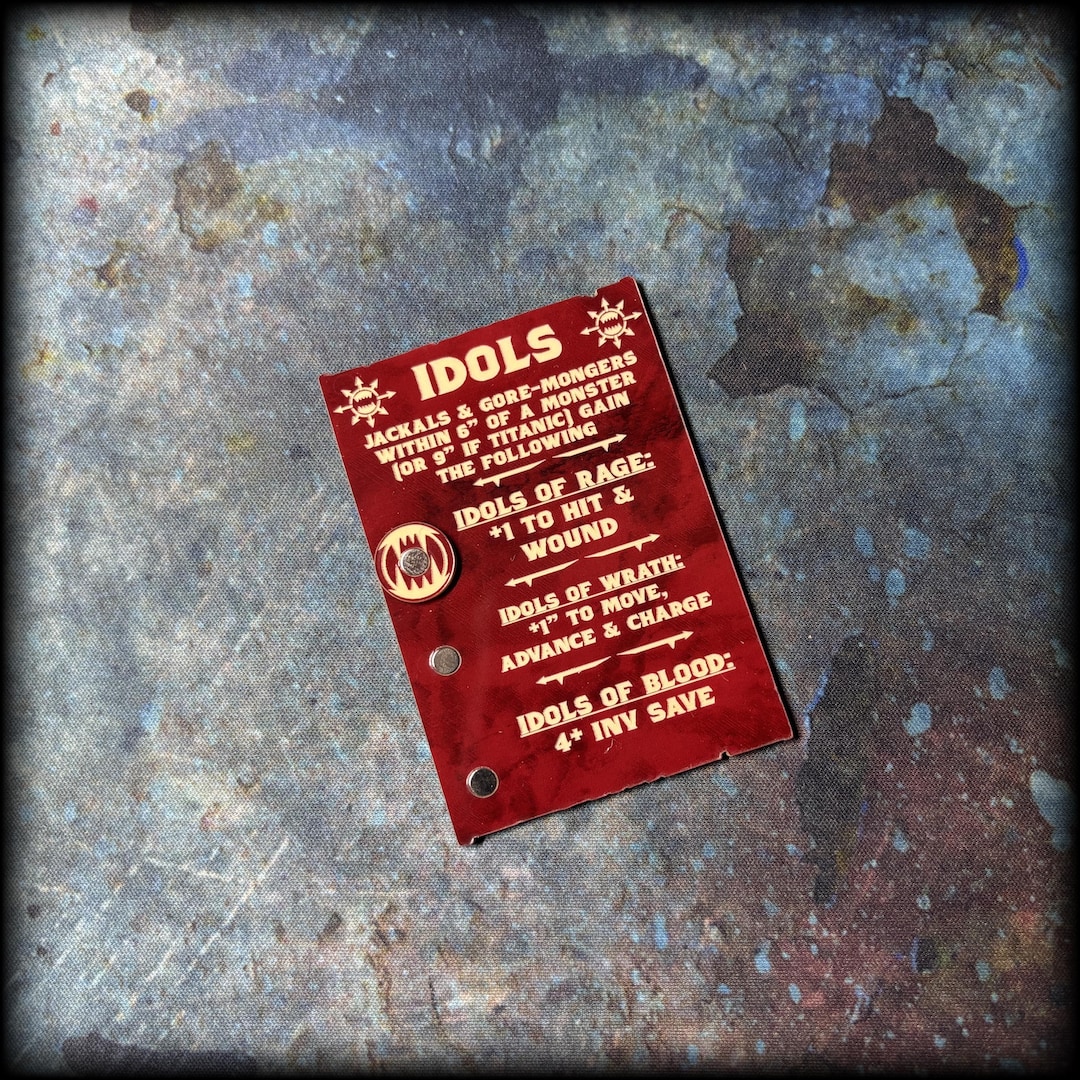 World Devourers - Idols Tracker - 10th Edition 40k - Etsy