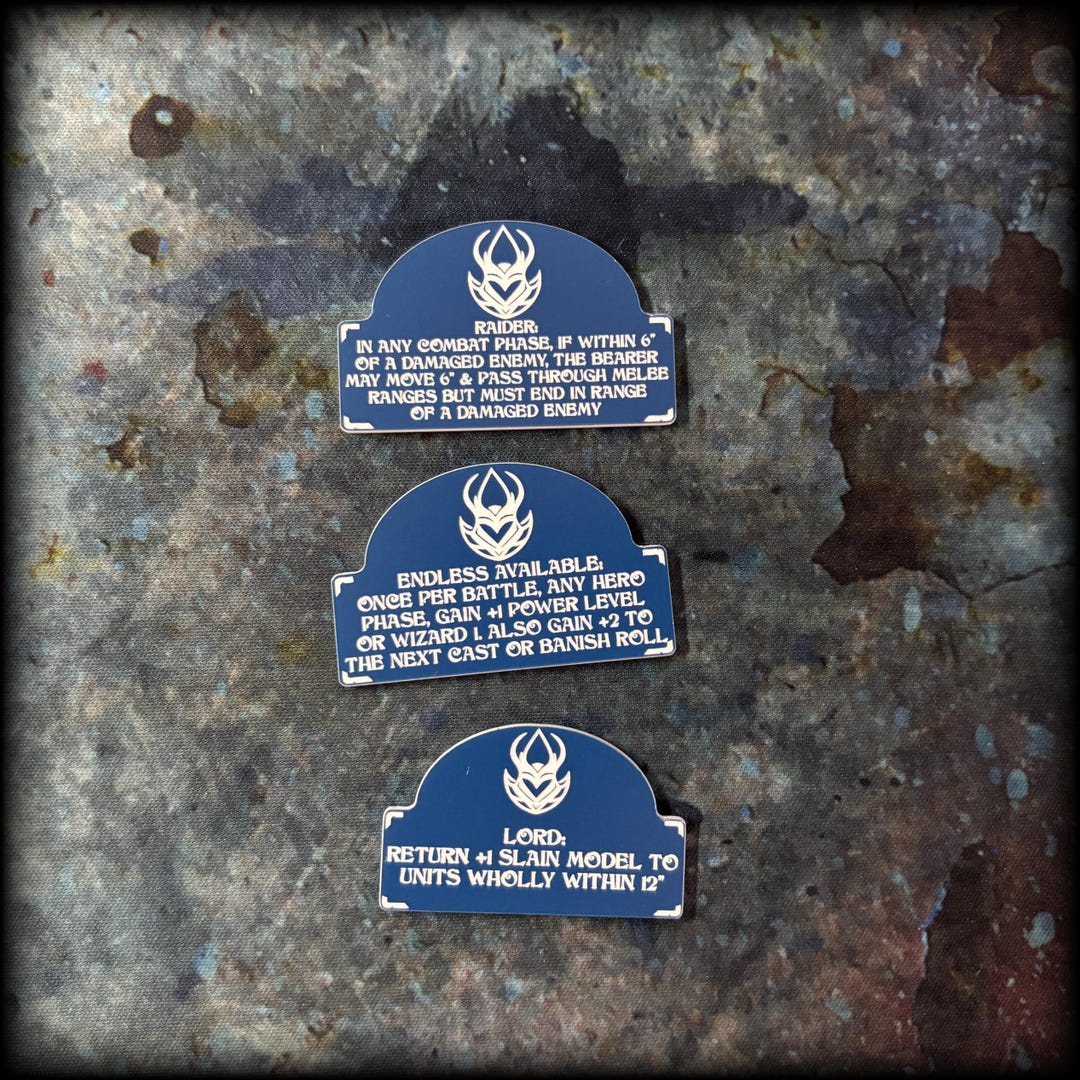Wargaming Token Set – Fantasy Tabletop Miniature Game Accessories ...