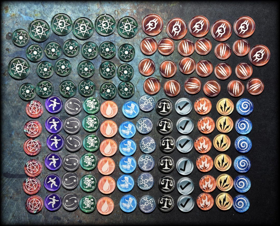 MCP Superhero Crisis Token Set - Etsy