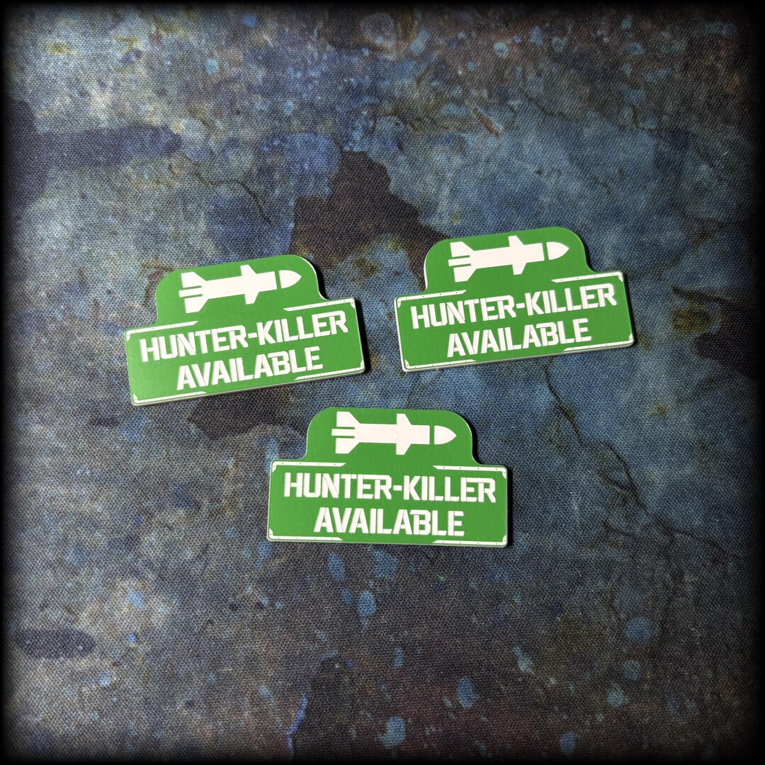 Armies of Mankind - Hunter Killer Tokens - 10th Edition 40k Token Set (3 Pack) - Etsy