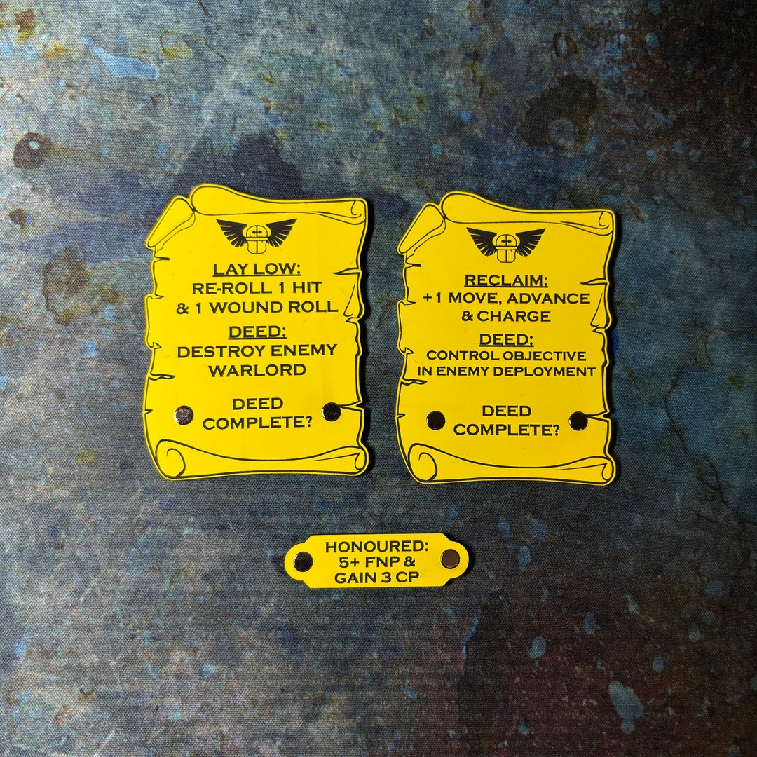 Loyalist Knights - Magnetic Chivalric Tracker - 40k 10th Edition - Etsy