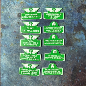 Dark Angelic Battle Brothers Codex - 10th Edition Token Set - Etsy