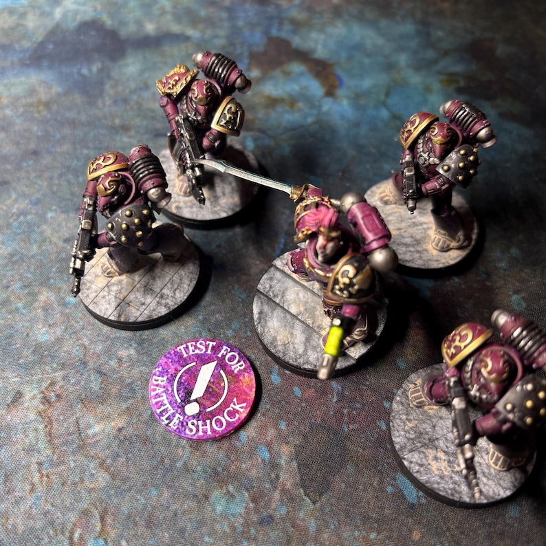 Wargaming Token Set – Sci Fi Tabletop Miniature Game Accessories ...