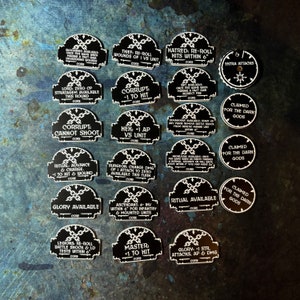 Chaotic Battle Brothers Detachments 10th Edition 40k Token Sets - Etsy