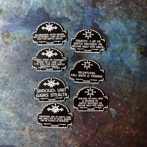 Wargaming Token Set – Sci Fi Tabletop Miniature Game Accessories ...