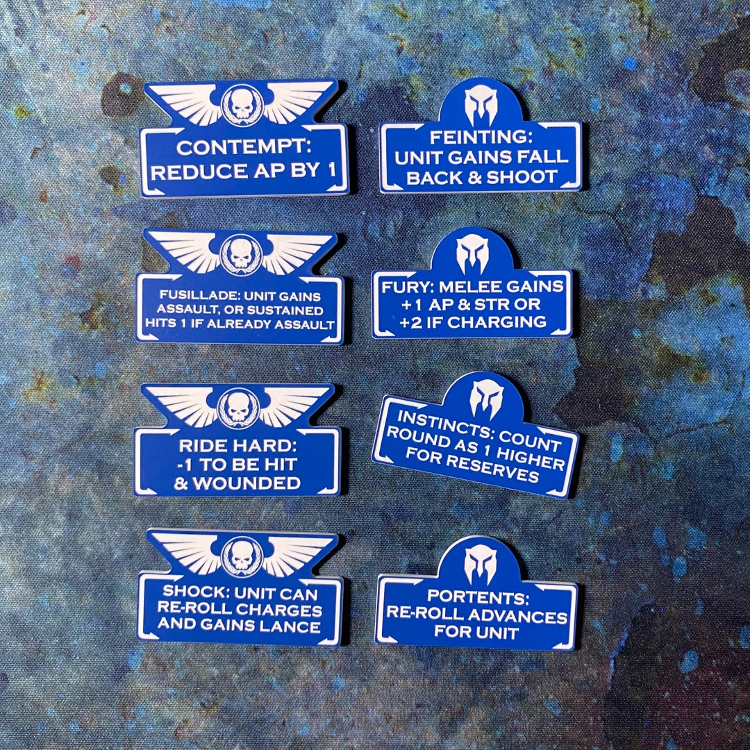 Battle Brothers - Stormlance Detachment - 10th Edition 40k Token Set - Etsy