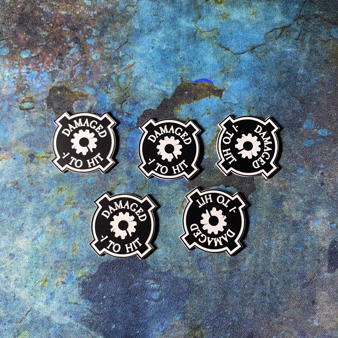 Wargaming Token Set –sci-fi Tabletop Miniature Game Accessories ...
