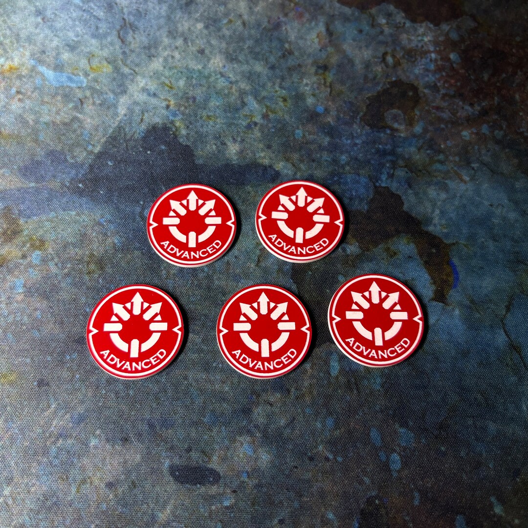 Advanced Acrylic Tokens 10th Edition 40k - Etsy