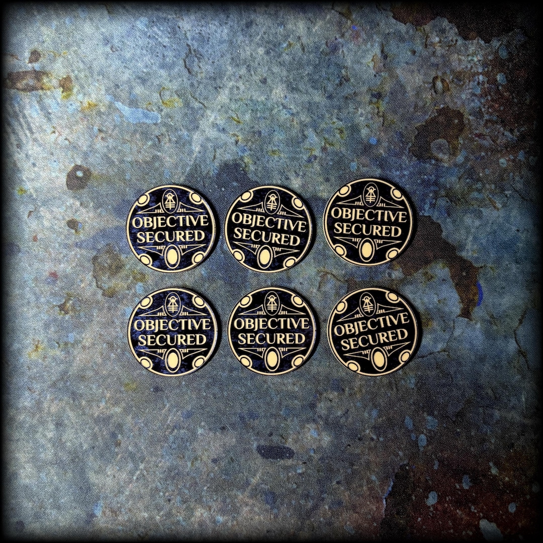 Wargaming Token Set – Sci Fi Tabletop Miniature Game Accessories ...
