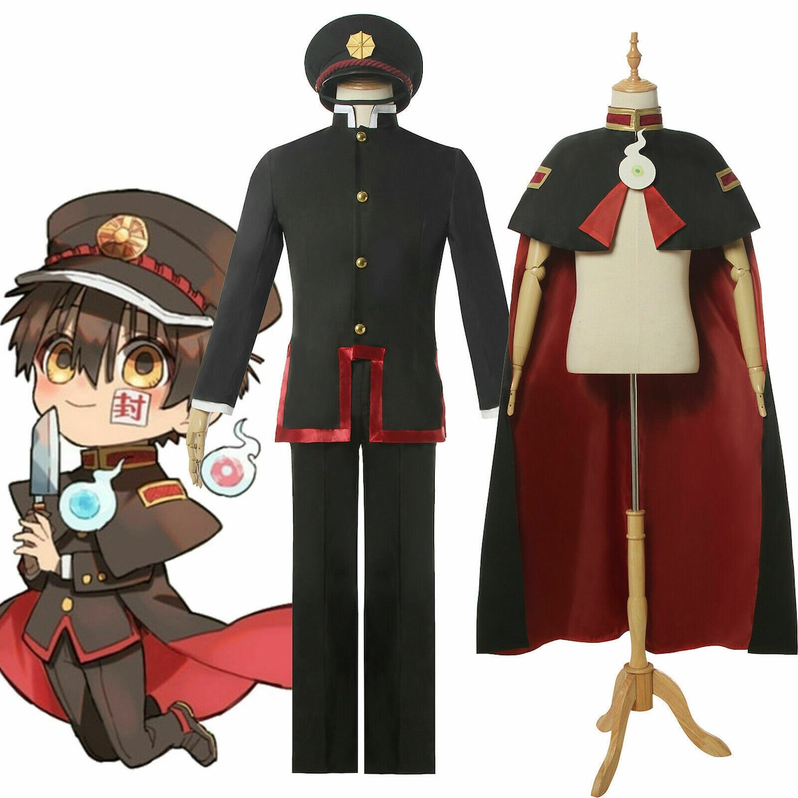 Toilet-bound Hanako-kun Hanako-kun Cosplay Costume Uniform | Etsy