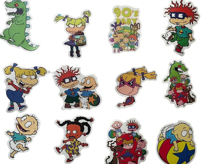 Rugrats Vinyl Stickers, 90s Nickelodeon Memorabilia, 90s Merch ...