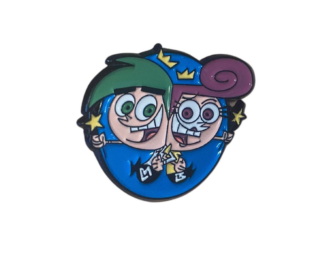 Fairly Odd Parents Pin, Wanda and Cosmo Enamel Pin, 90s Nostalgia ...