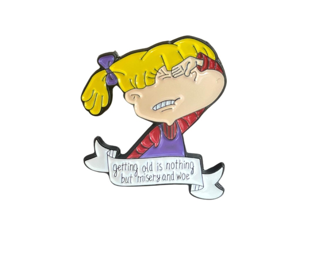 Angelica From Rugrats Enamel Pin, Nickelodeon 90s Nostalgia Rugrats Pin ...