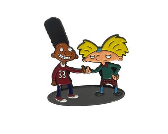 Hey Arnold Enamel Pin: Meditating 90s Nostalgia - Etsy