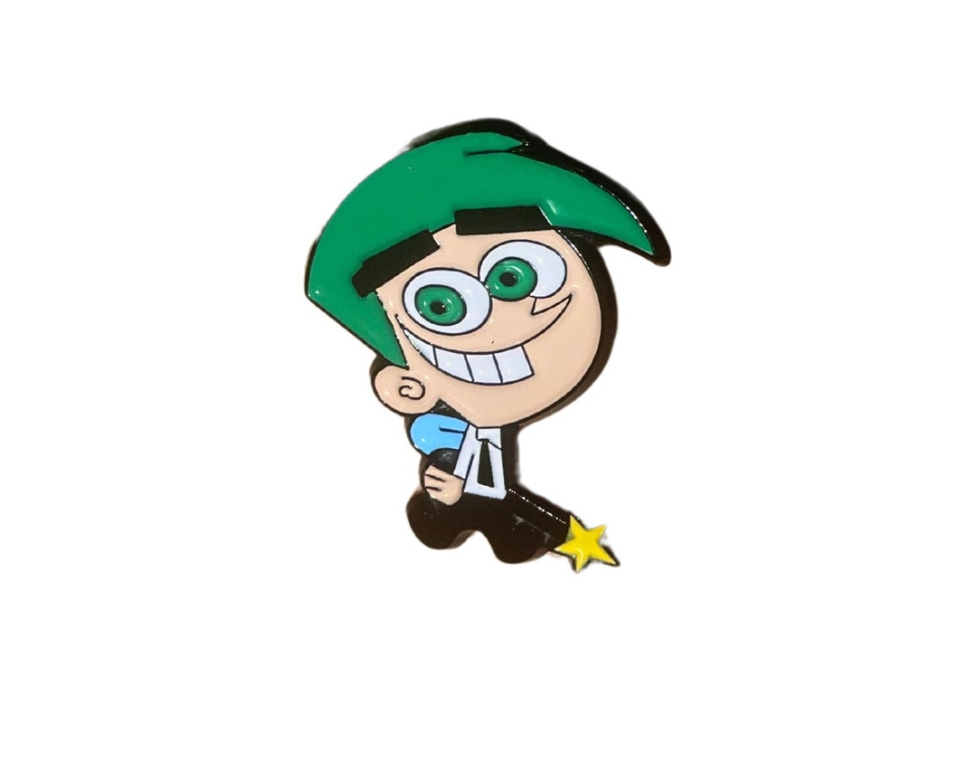 Cosmo Enamel Pin, Fairly Odd Parents Pin, 90s Nostalgia, Nickelodeon ...