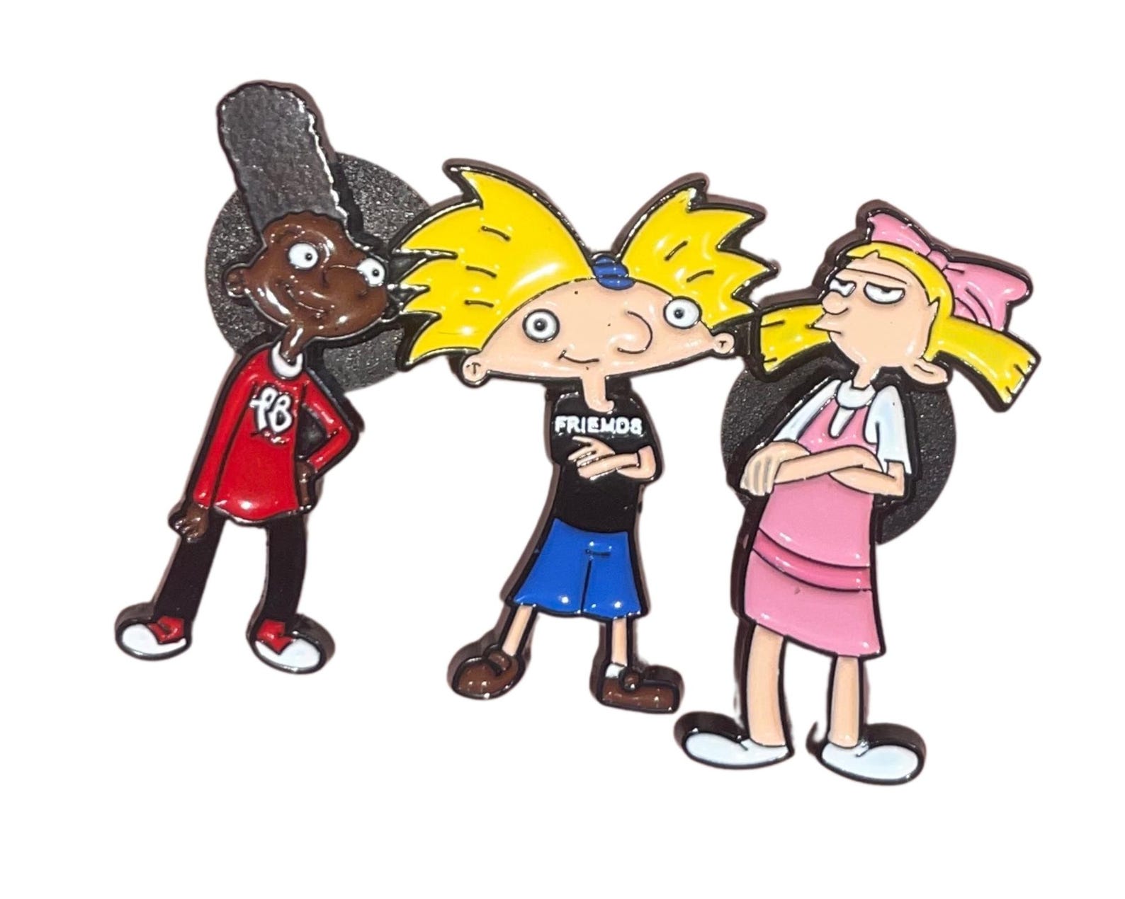 Hey Arnold Enamel Pin, 90s Nostalgia Arnold, Helga, Gerald, Nickelodeon ...