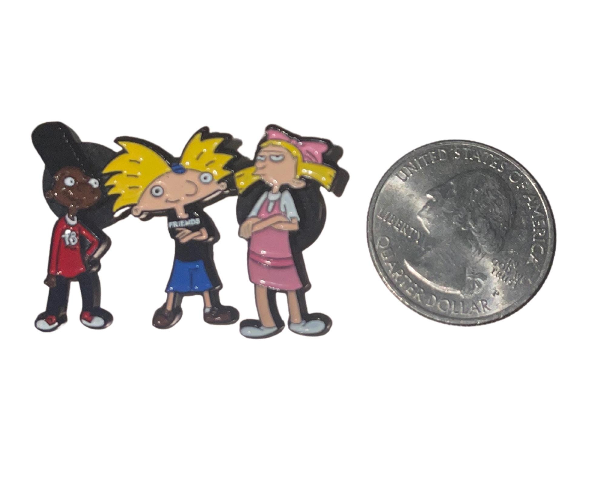Hey Arnold Enamel Pin, 90s Nostalgia Arnold, Helga, Gerald, Nickelodeon ...