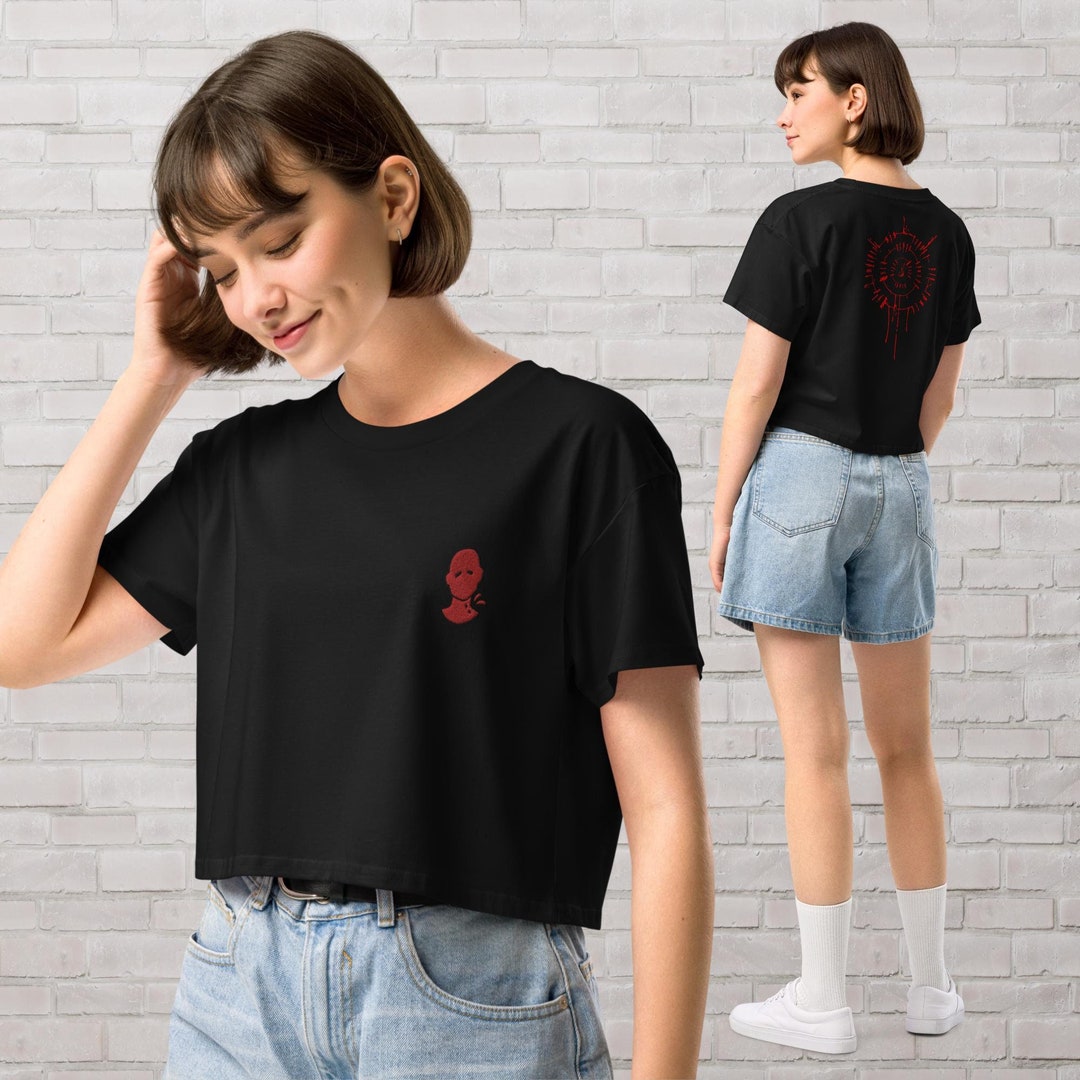 Embroidered Bloodless Astarion - Crop Top - Baldur's Gate 3 (multiple ...