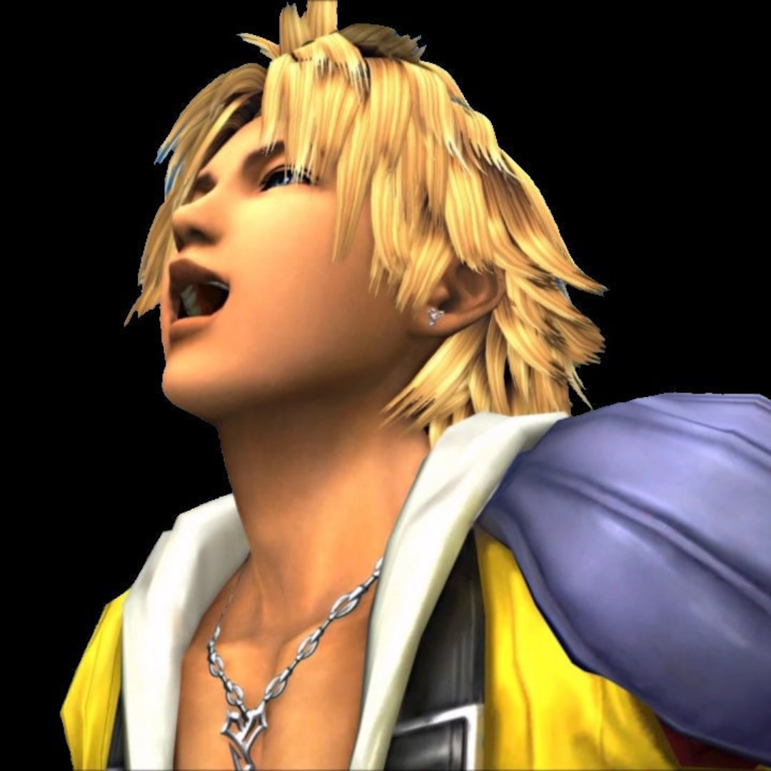 FF10 - Laughing Tidus - Twitch Badge & Emote - Etsy