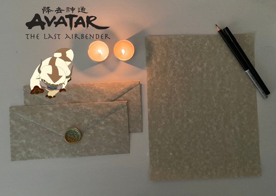Handwritten Letter From an Avatar: the Last Airbender - Etsy