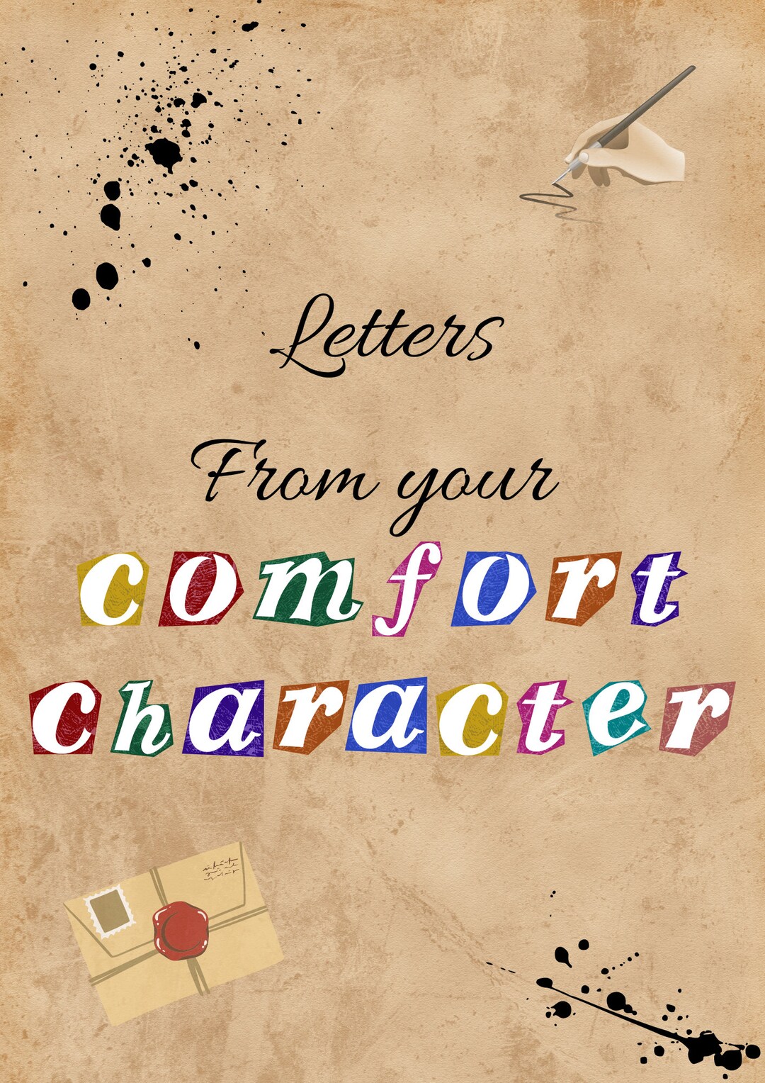 Digital Letter From Your Comfort Character - Etsy