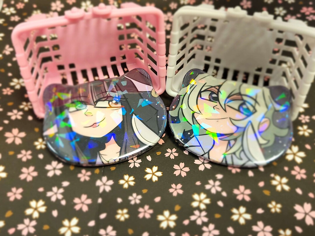 TWEWY Knife Cat Meme Cat Buttons - Etsy