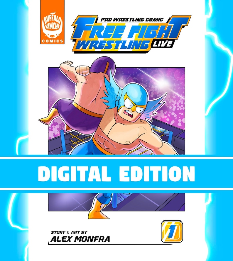 Free Fight Wrestling LIVE Issue #1 (digital PDF) - Etsy
