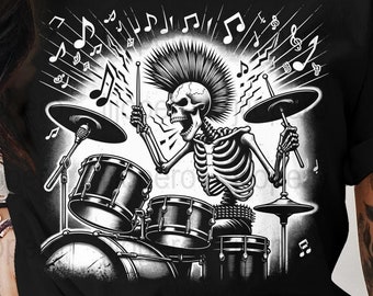 Skeleton Rock Band Band, Art Print, Decor - Etsy