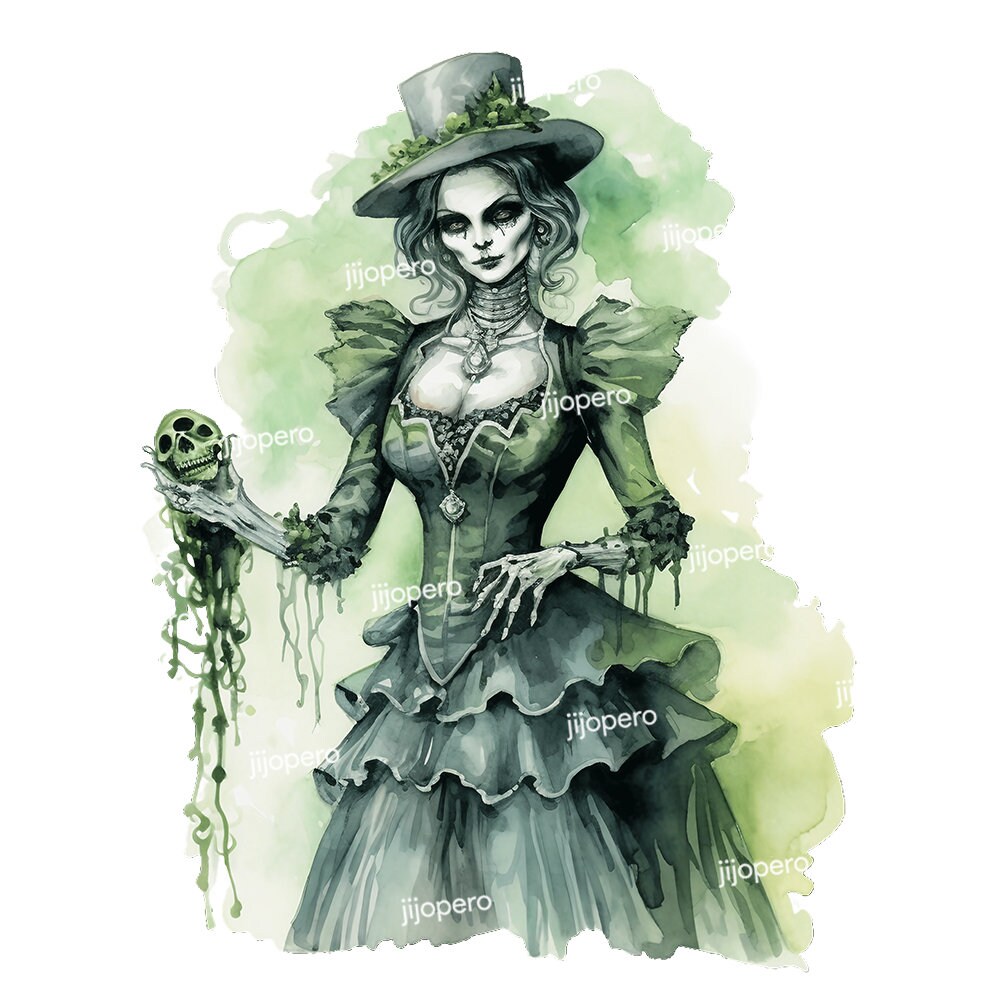 Watercolor Zombies Clipart Bundle Instant Download - Etsy