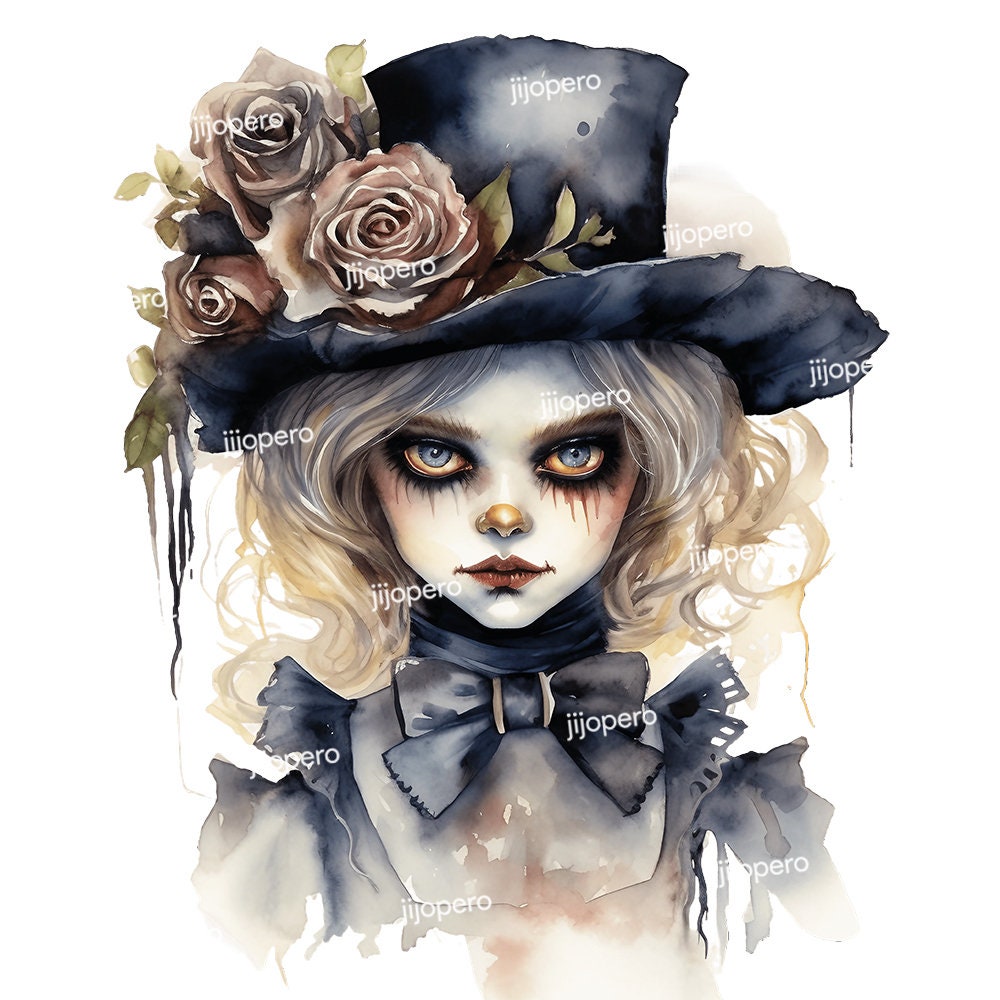 Watercolor Zombies Clipart Bundle Instant Download - Etsy