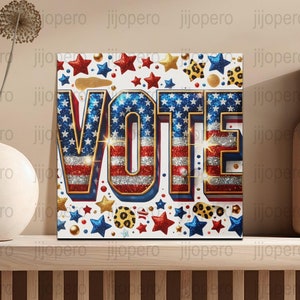 Patriotic Vote PNG, USA Election Digital Clipart, Fourth of July ...