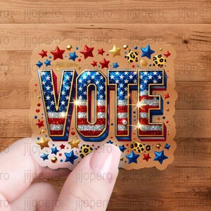 Patriotic Vote PNG, USA Election Digital Clipart, Fourth of July ...