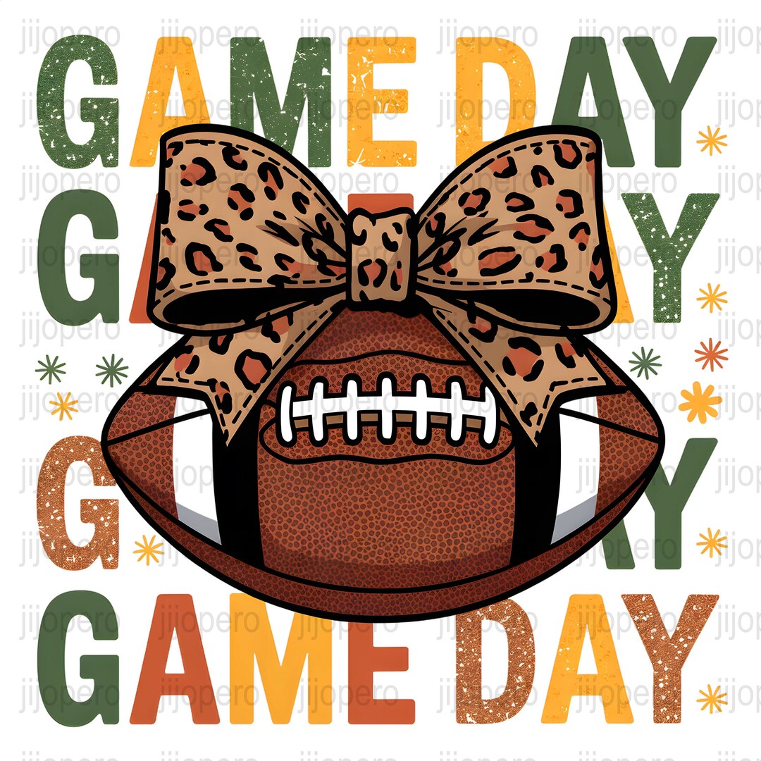 Football PNG Game Day Art, Digital Football Clipart, Sports ...