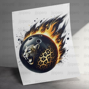 Bowling PNG, Leopard Bowling Ball Clipart, Flame Bowling Ball Graphic ...