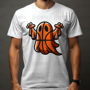 Halloween Png, Ghost Basketball Design, Halloween Ghost Digital, Spooky ...