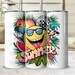 Tropical Summer Smiley Face PNG, Digital Art for T-shirt, Cups, Posters ...