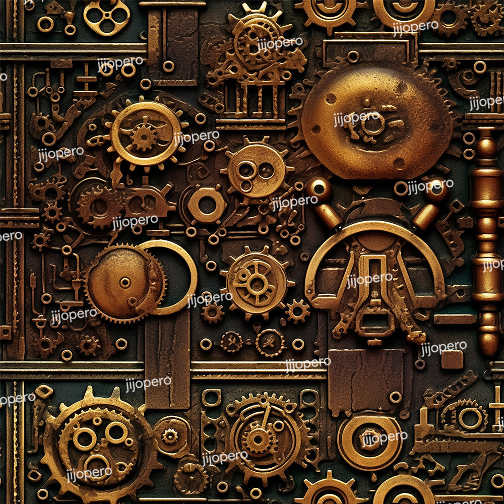 Steampunk Seamless Pattern Printable Paper 20 Designs - Etsy