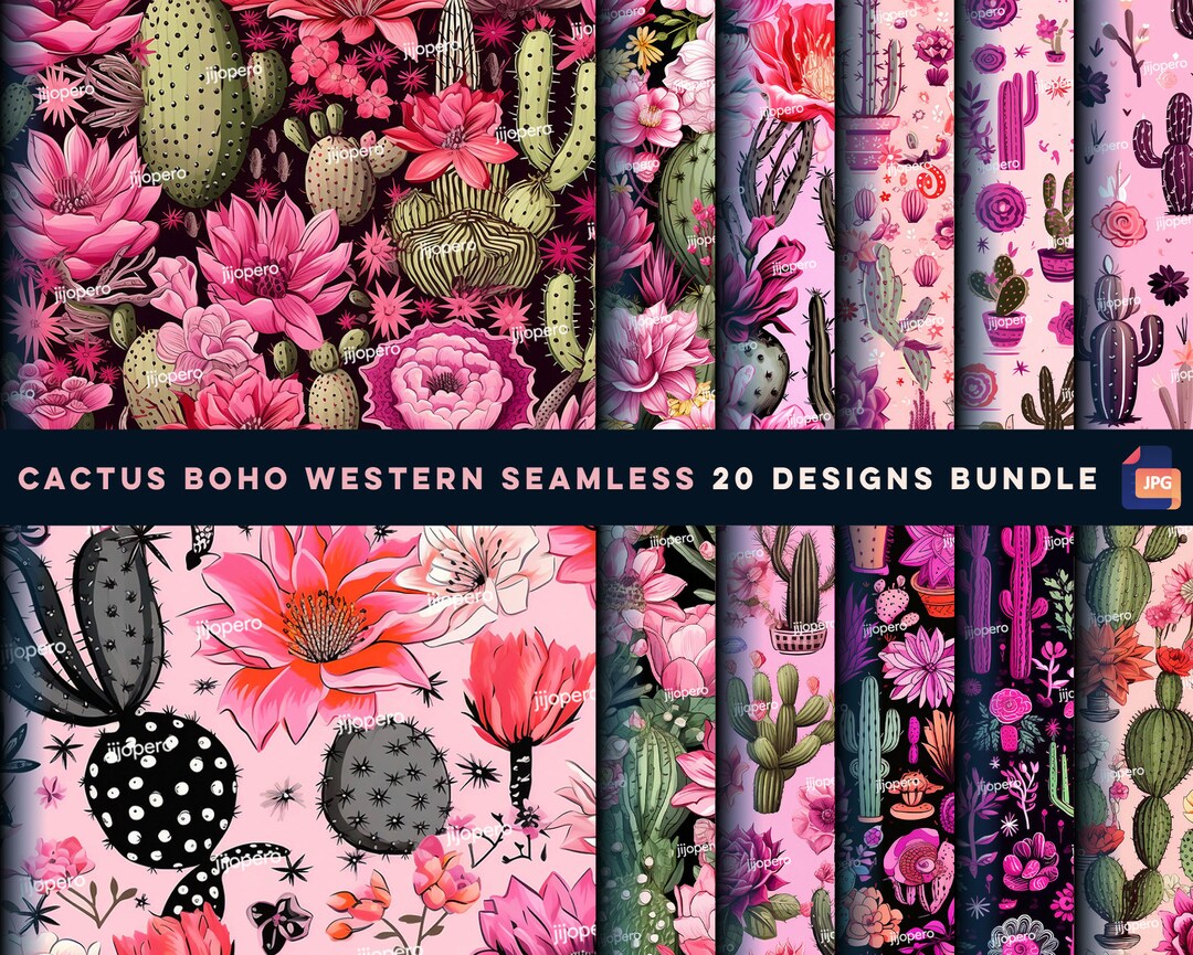 Boho Western Seamless Western Art Vintage Pattern Western Seamless ...