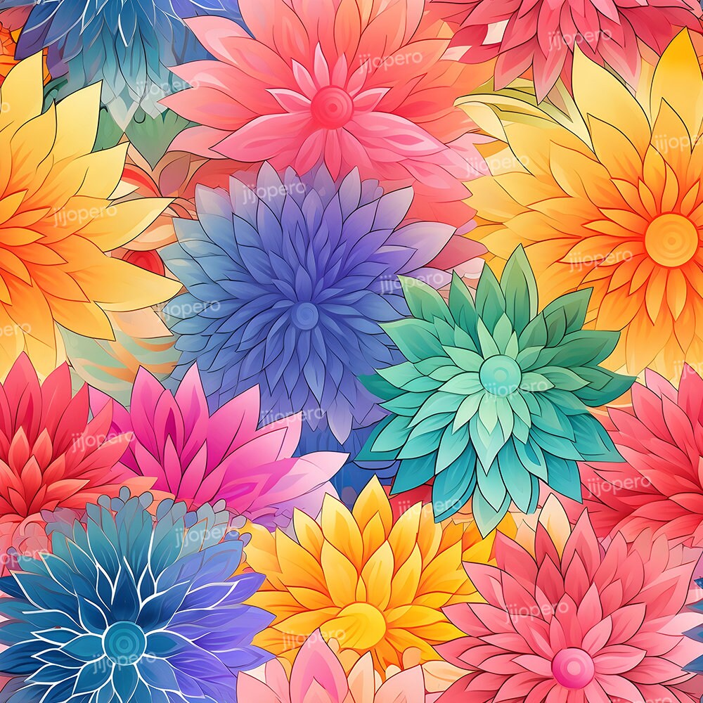 Scrapbook Paper, Groovy Digital Paper, Hippie Textures, Groovy Retro ...