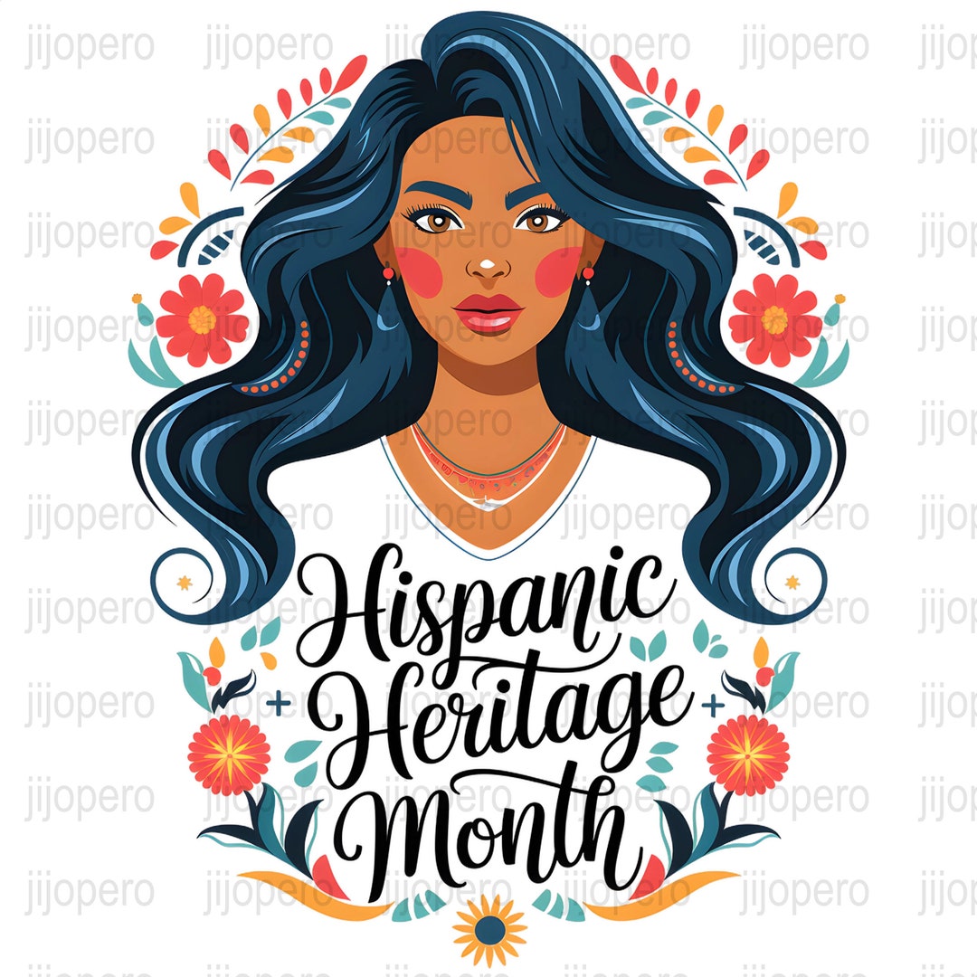 Hispanic Heritage Month PNG, Hispanic Heritage Month Digital Art ...