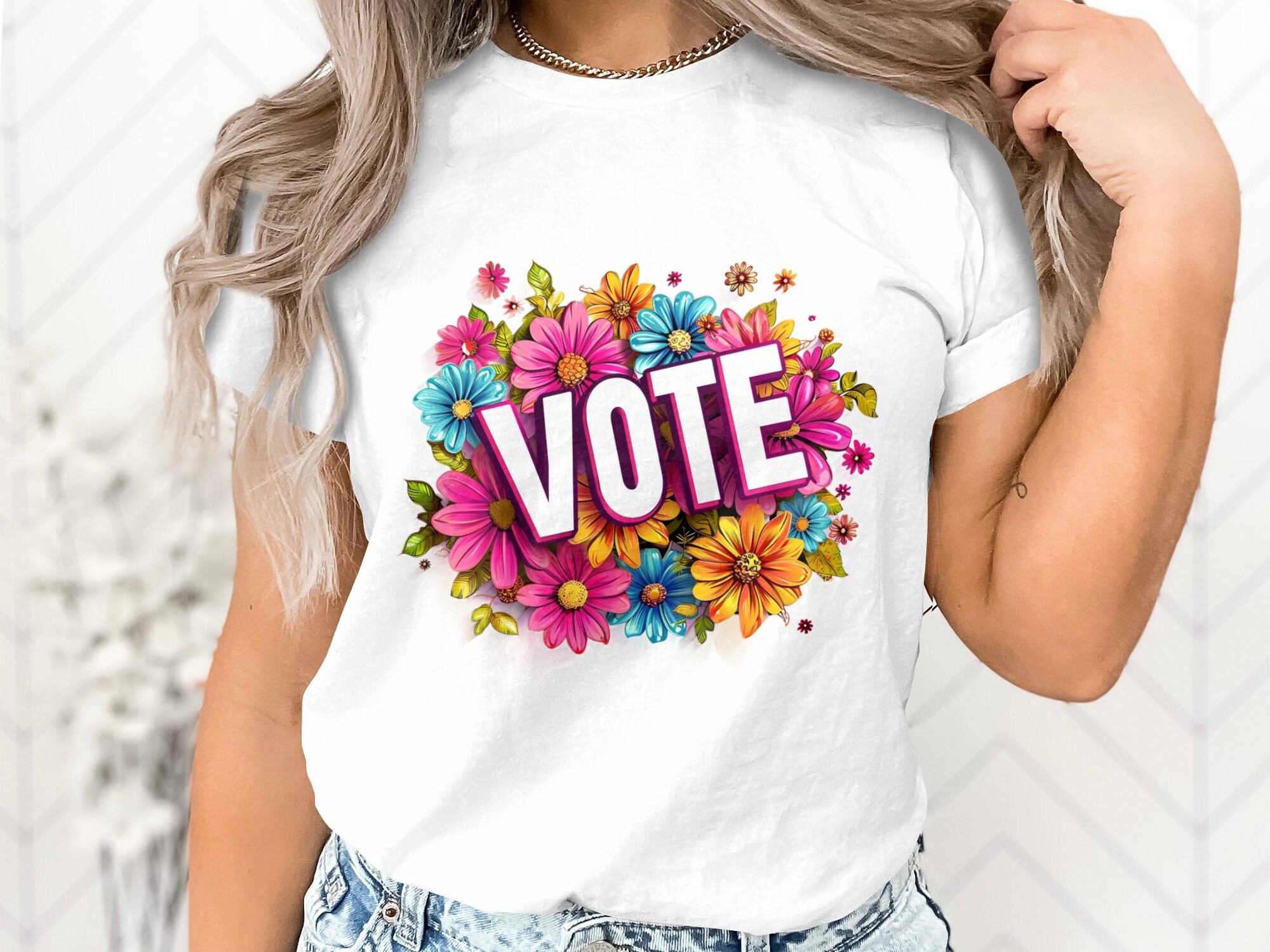 2024 Presidential Elections Inspiring Floral Vote Design, Digital ...
