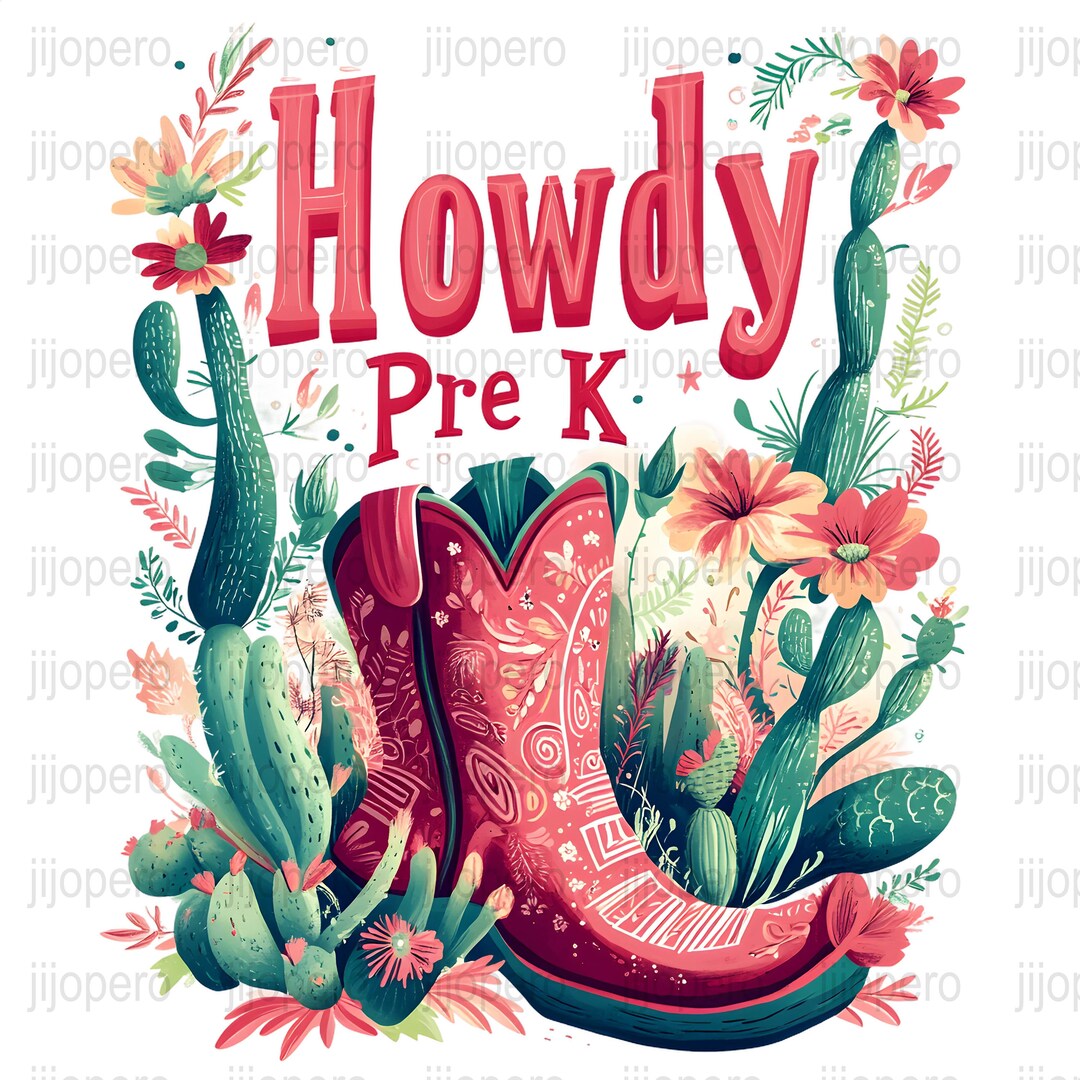 Png Howdy School, Back to School Digital Print, Howdy Pre K Wall Art ...